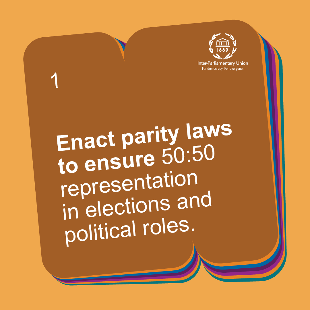 Achieving Gender Equality Action By Action Inter Parliamentary Union